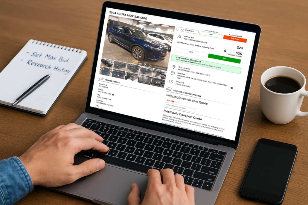 Online Car Auction Bidding Strategies That Work